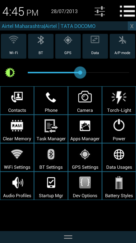 [MOD][Brightness Slider] 4.2 Statusbar | 12 Toggles | Updated V1.3 [NO FORCE-CLOSE] | XDA Forums